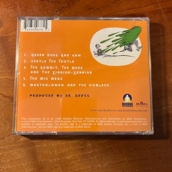 Buddha Records | Toys | Dr Seuss Presents Green Eggs Ham By Dr Seuss Cd ...